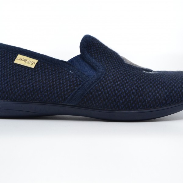 Pantofola grunland da uomo chiusa dietro con elastici laterali